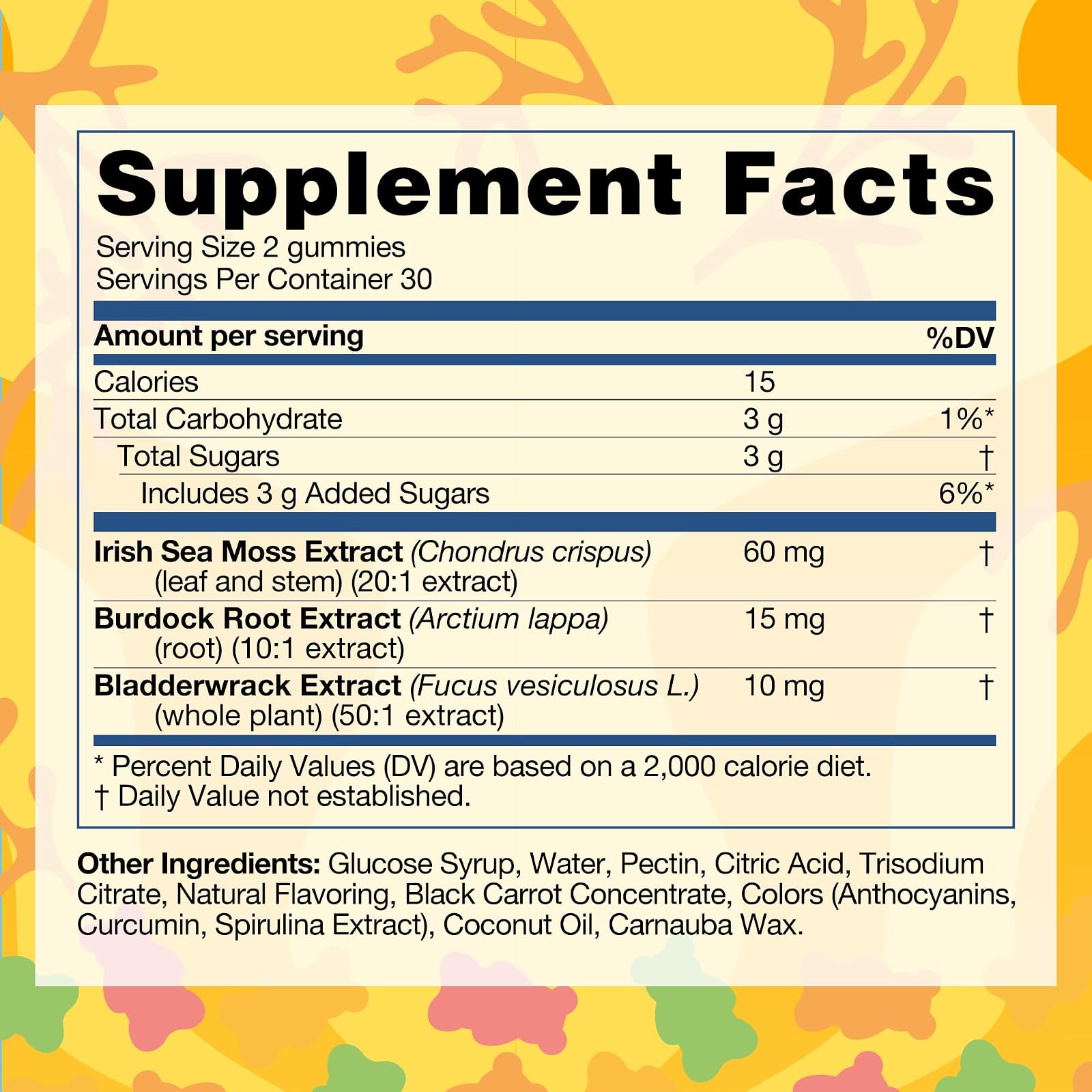 gummy multivitamin with burdock root