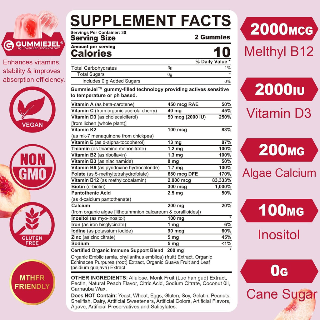 gummy multivitamin with calcium and D3