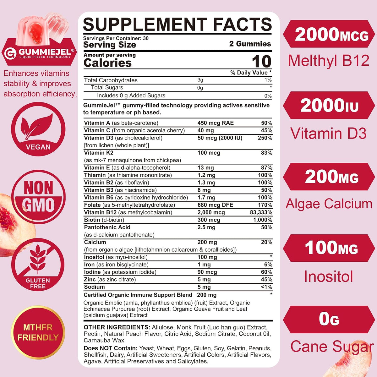 gummy multivitamin with calcium and D3