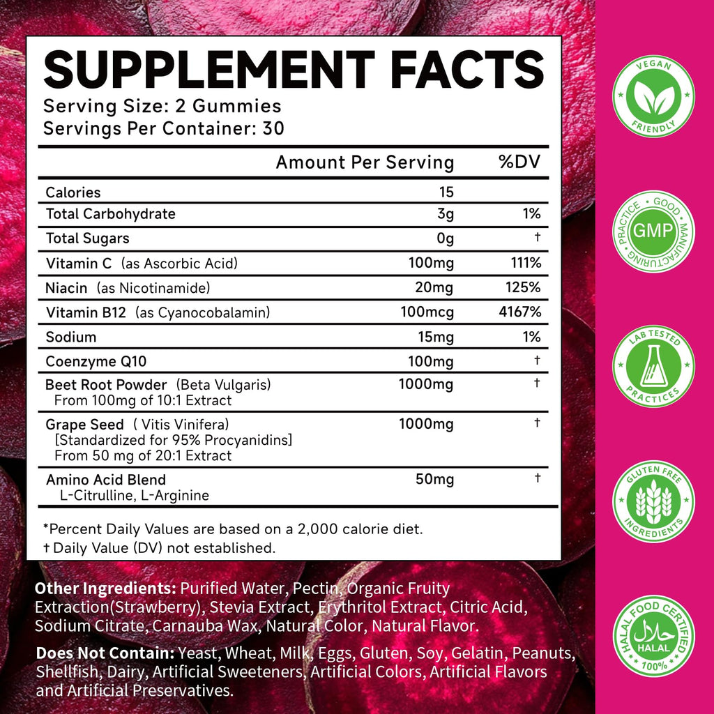 gummy multivitamin with grape seed