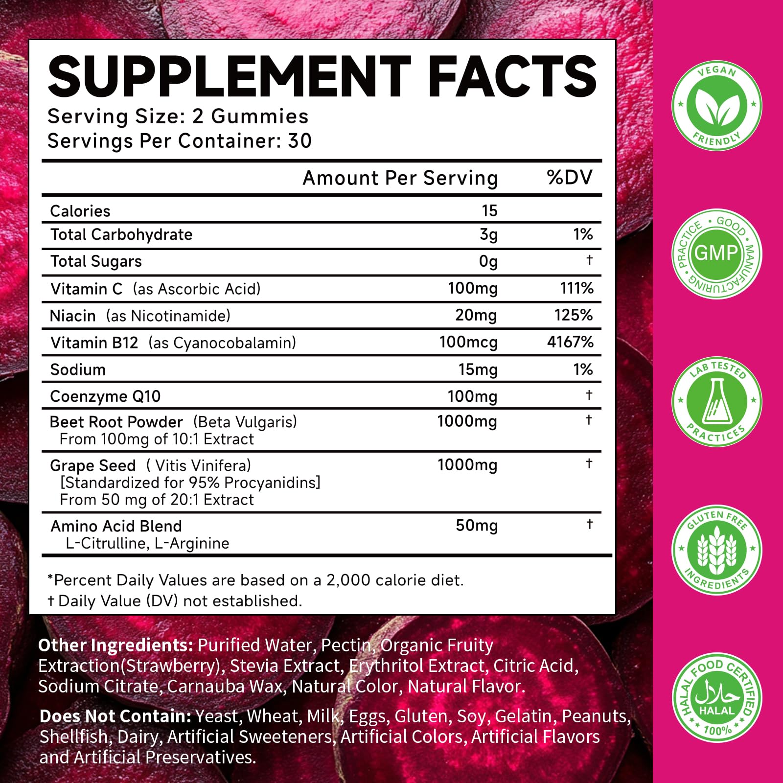 gummy multivitamin with grape seed