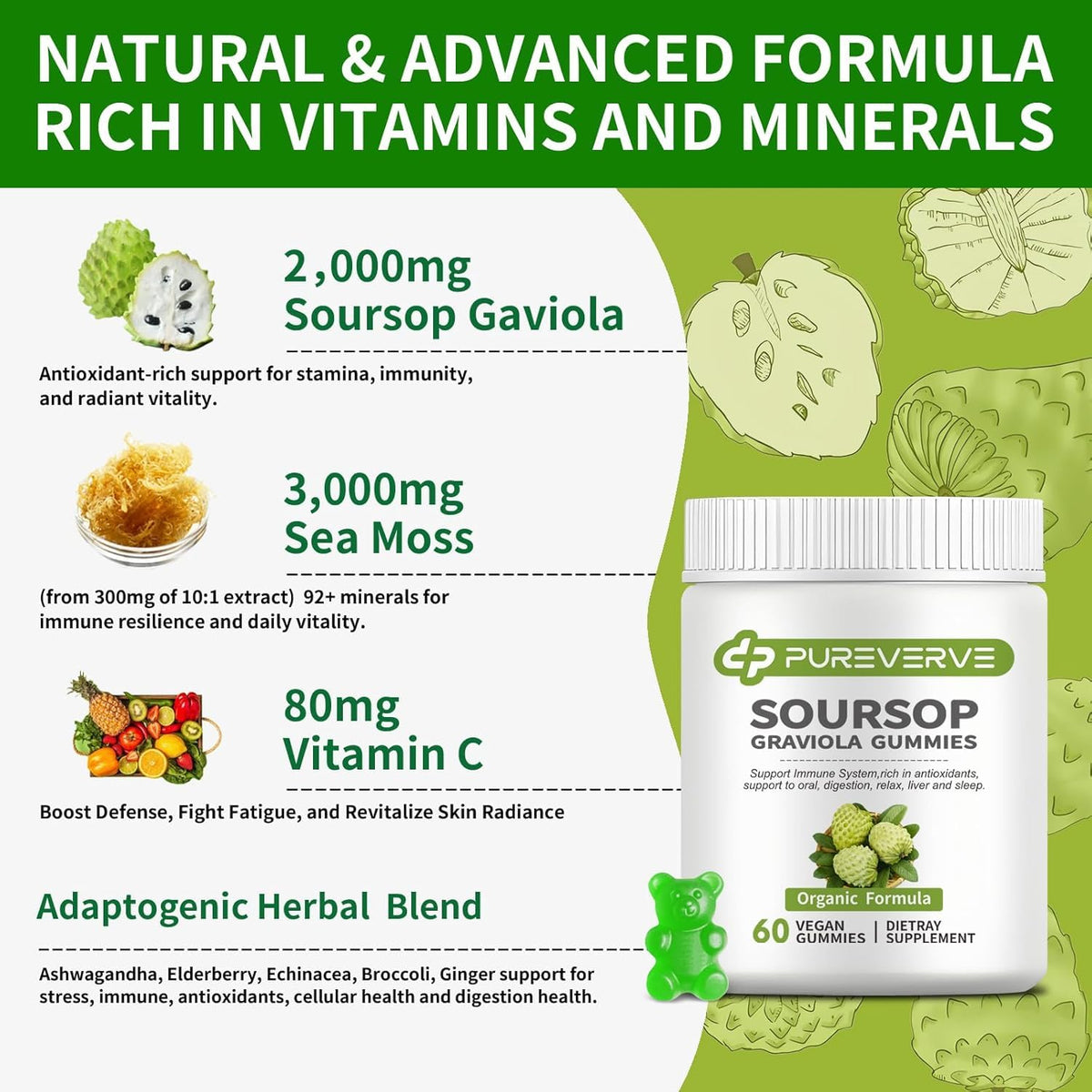 gummy multivitamin with sea moss benefits