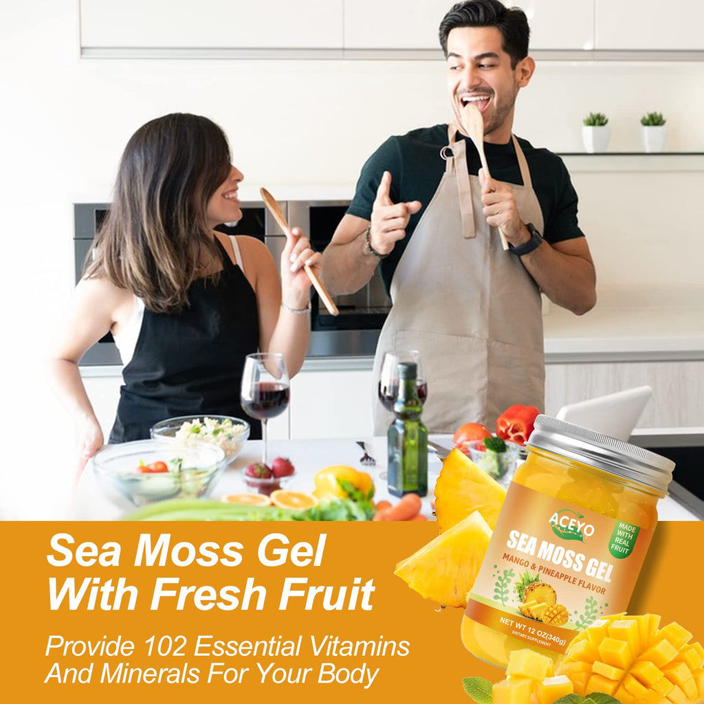 Gummy multivitamin with sea moss