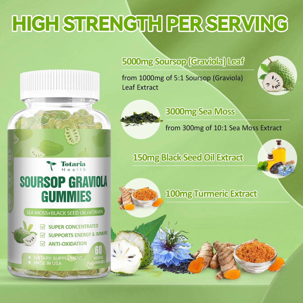 gummy multivitamin with soursop extract