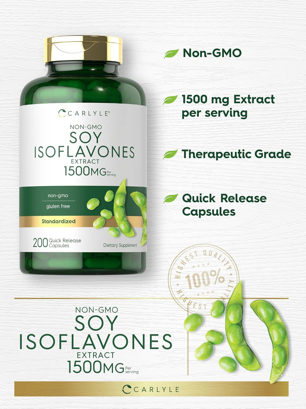 Gummy multivitamin with soy benefits