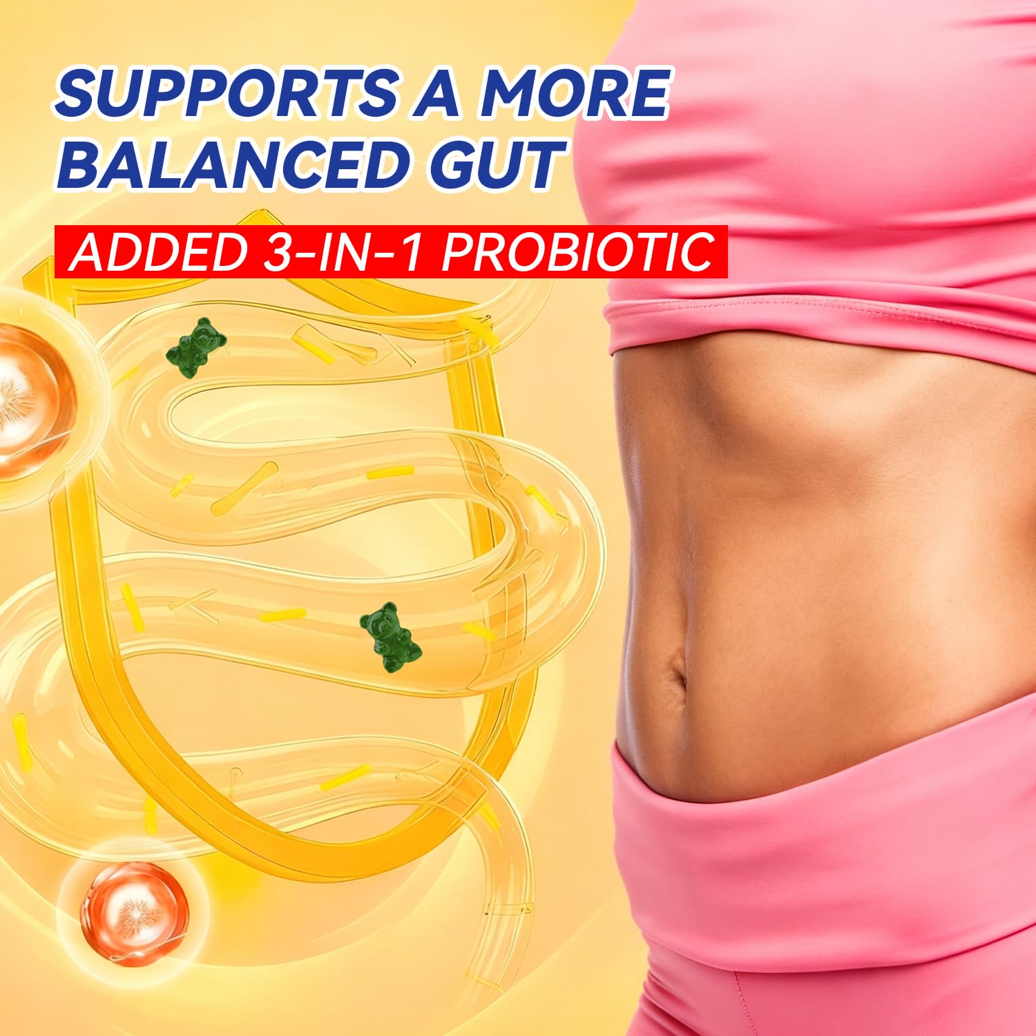 Gummy multivitamin with superfood benefits