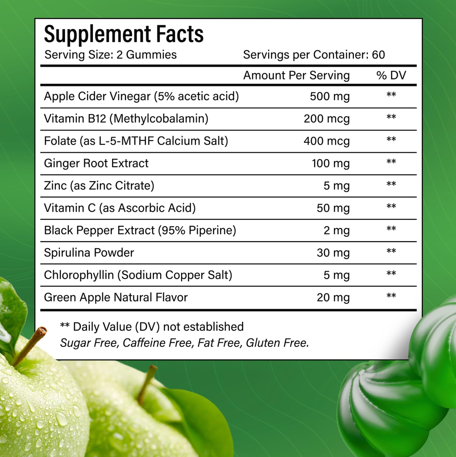 Gummy multivitamin with Vitamin B12