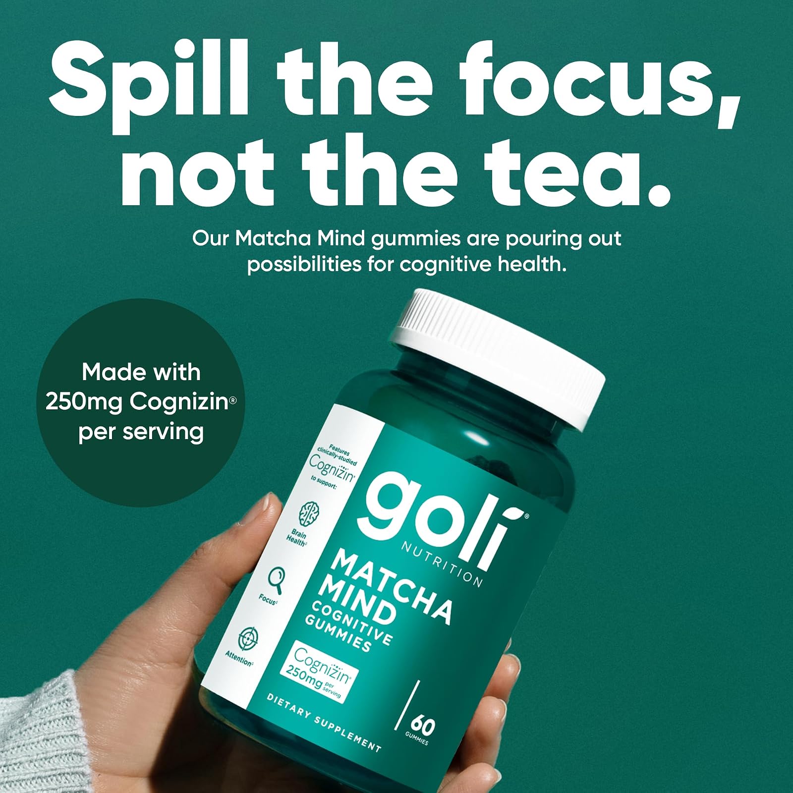 Gummy multivitamins with matcha benefits