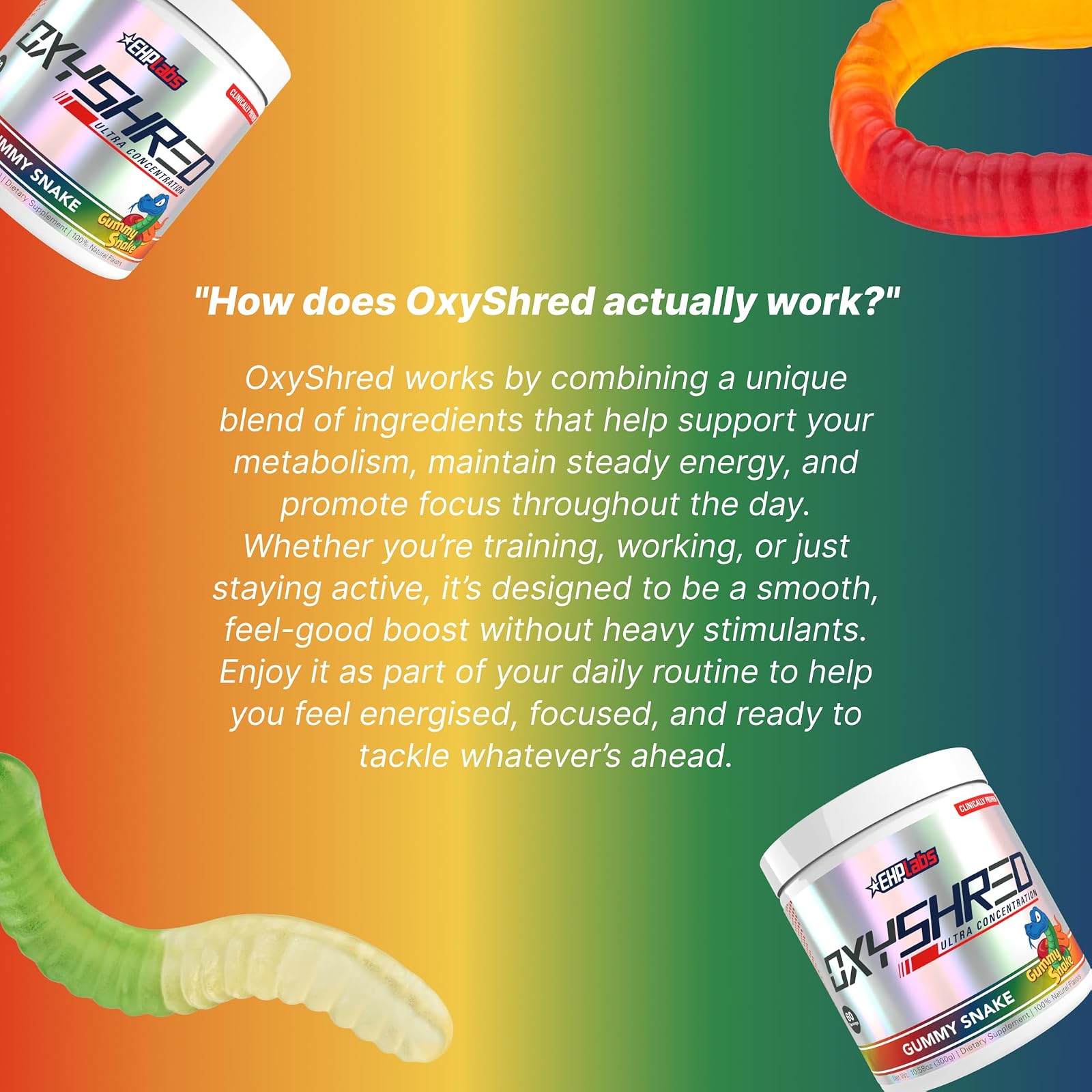 Gummy Snake pre-workout performance boost