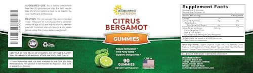 Gummy vitamins with Citrus Bergamot extract