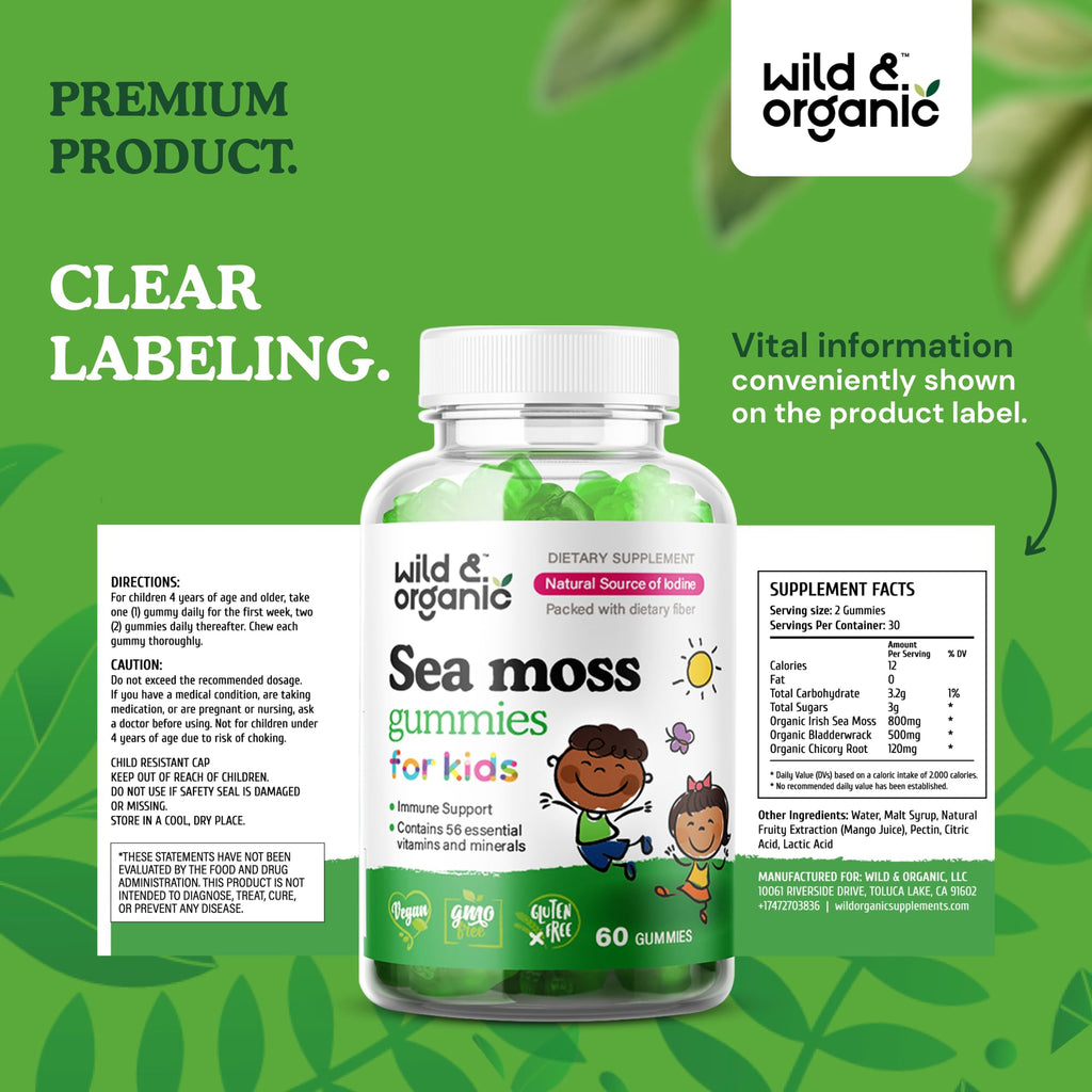 Gummy vitamins with natural ingredients