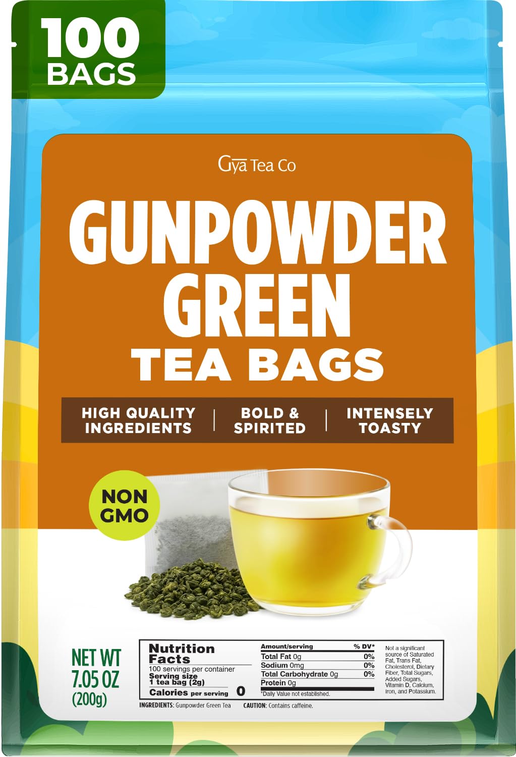Gunpowder green tea loose leaf