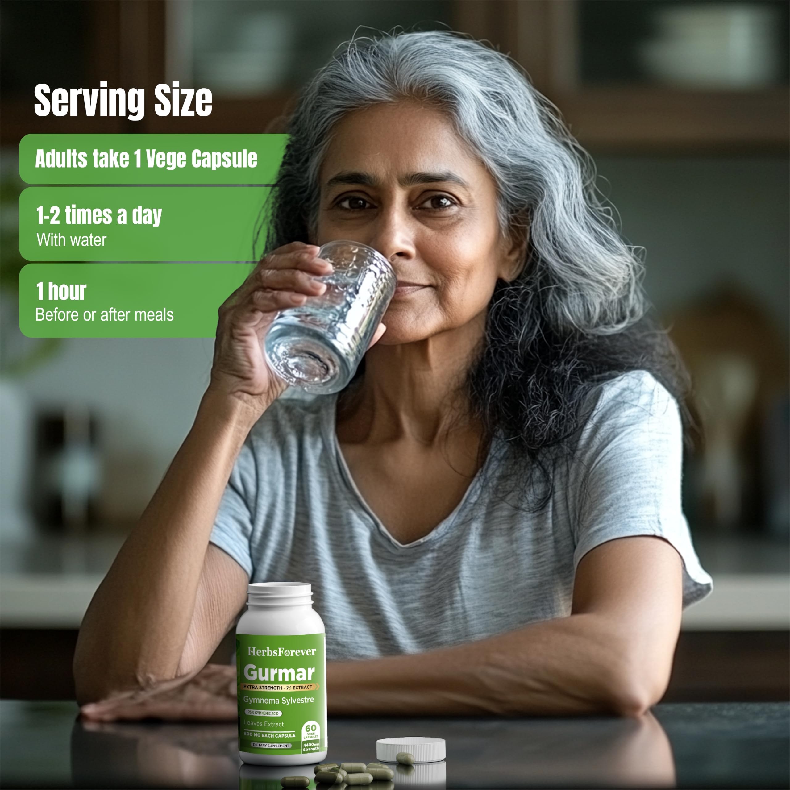 Gurmar capsules for overall vitality
