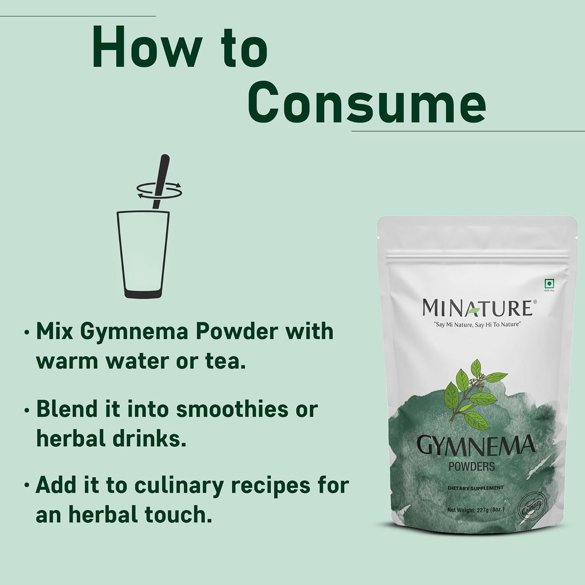 Gurmar Gymnema powder for digestive support