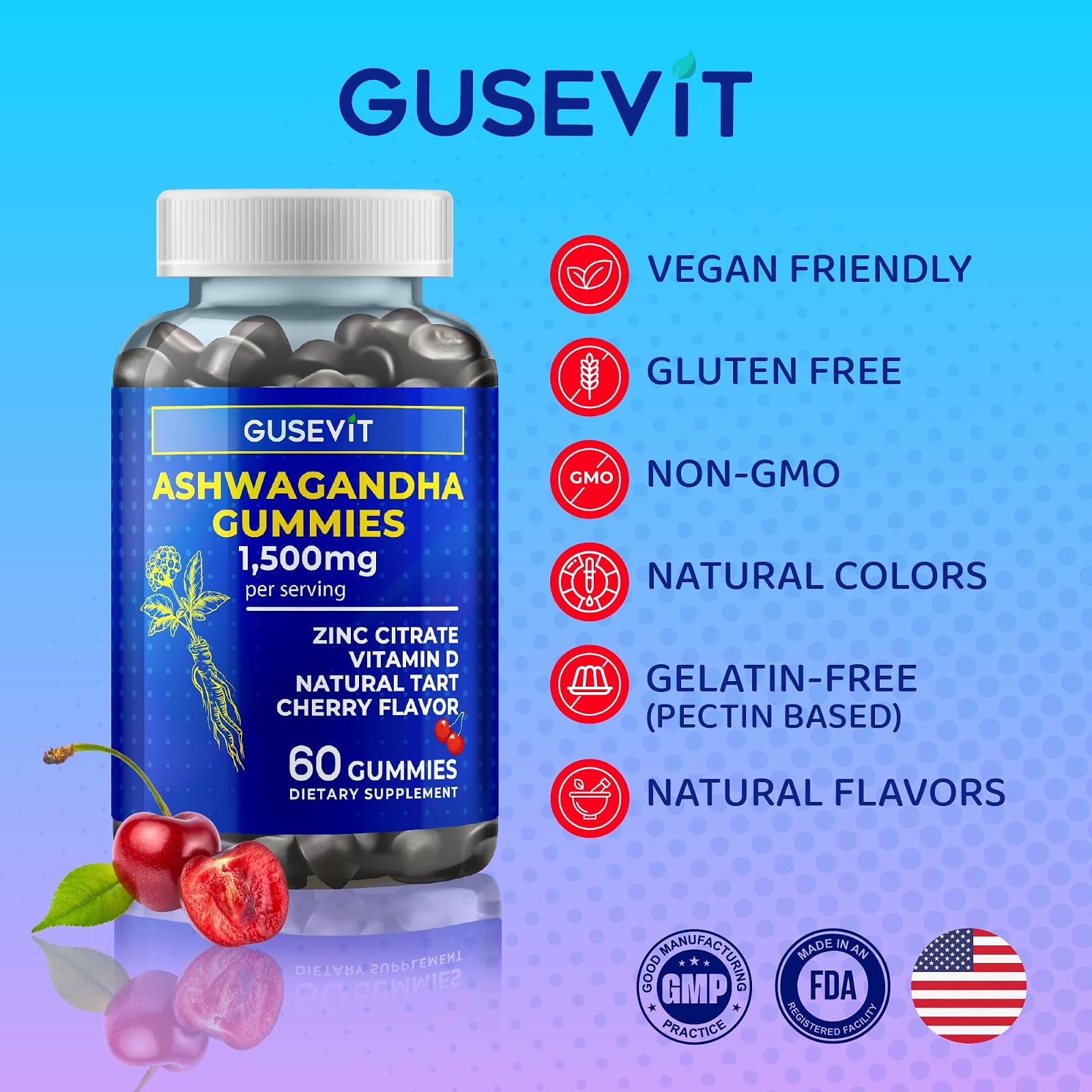 Gusevit Ashwagandha for enhanced mood support