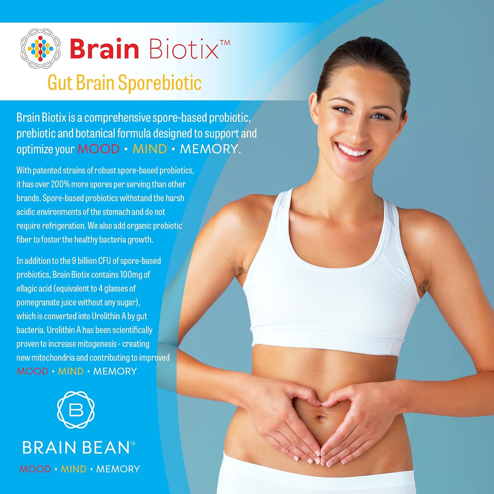 Gut and brain support probiotics