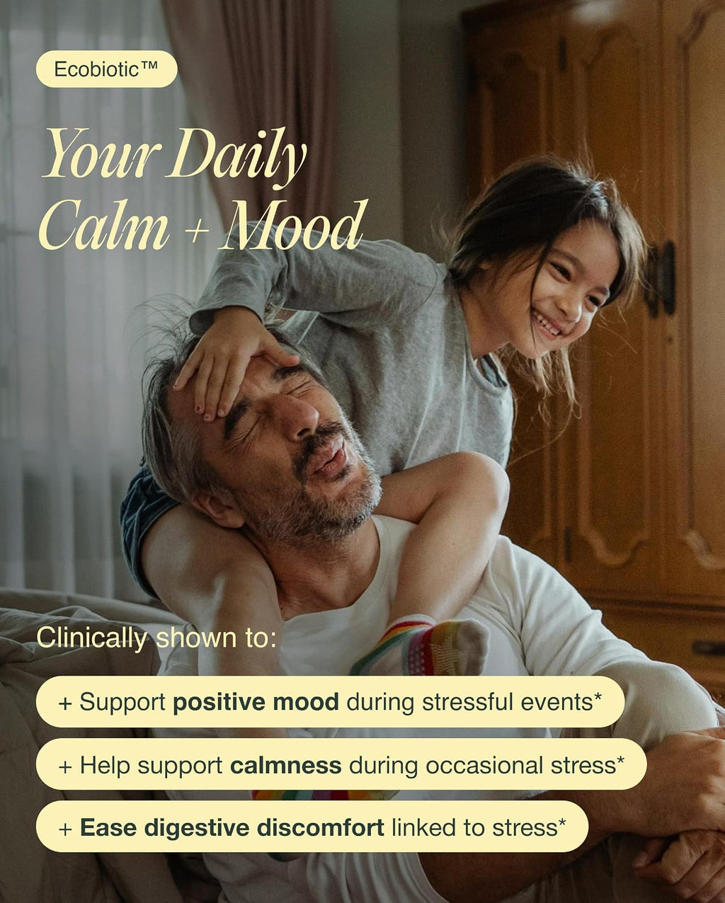 Gut-brain probiotics for emotional balance