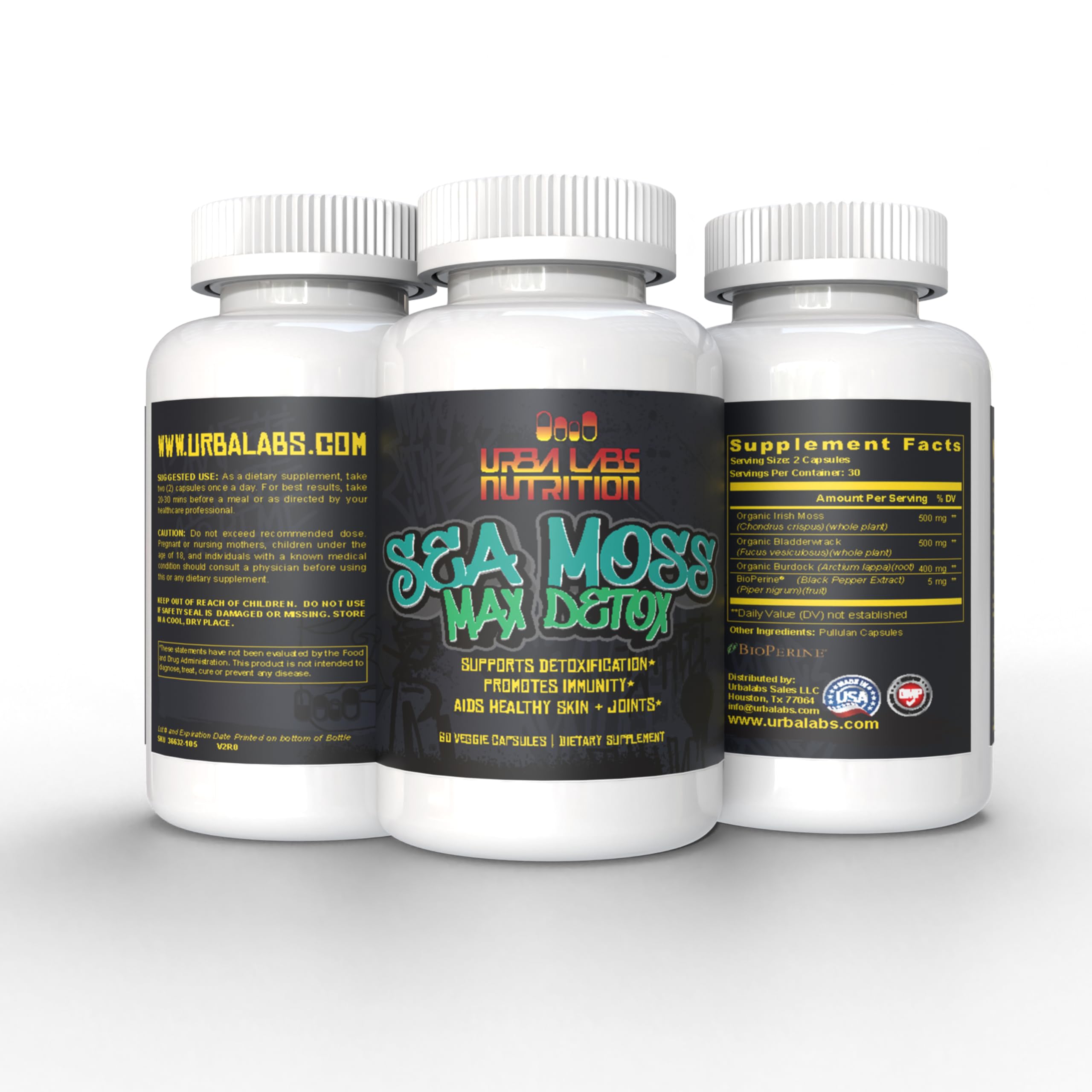 Gut cleanse with sea moss max blast