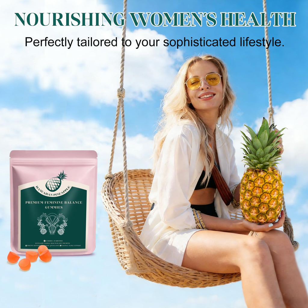 Gut-friendly gummies for feminine balance