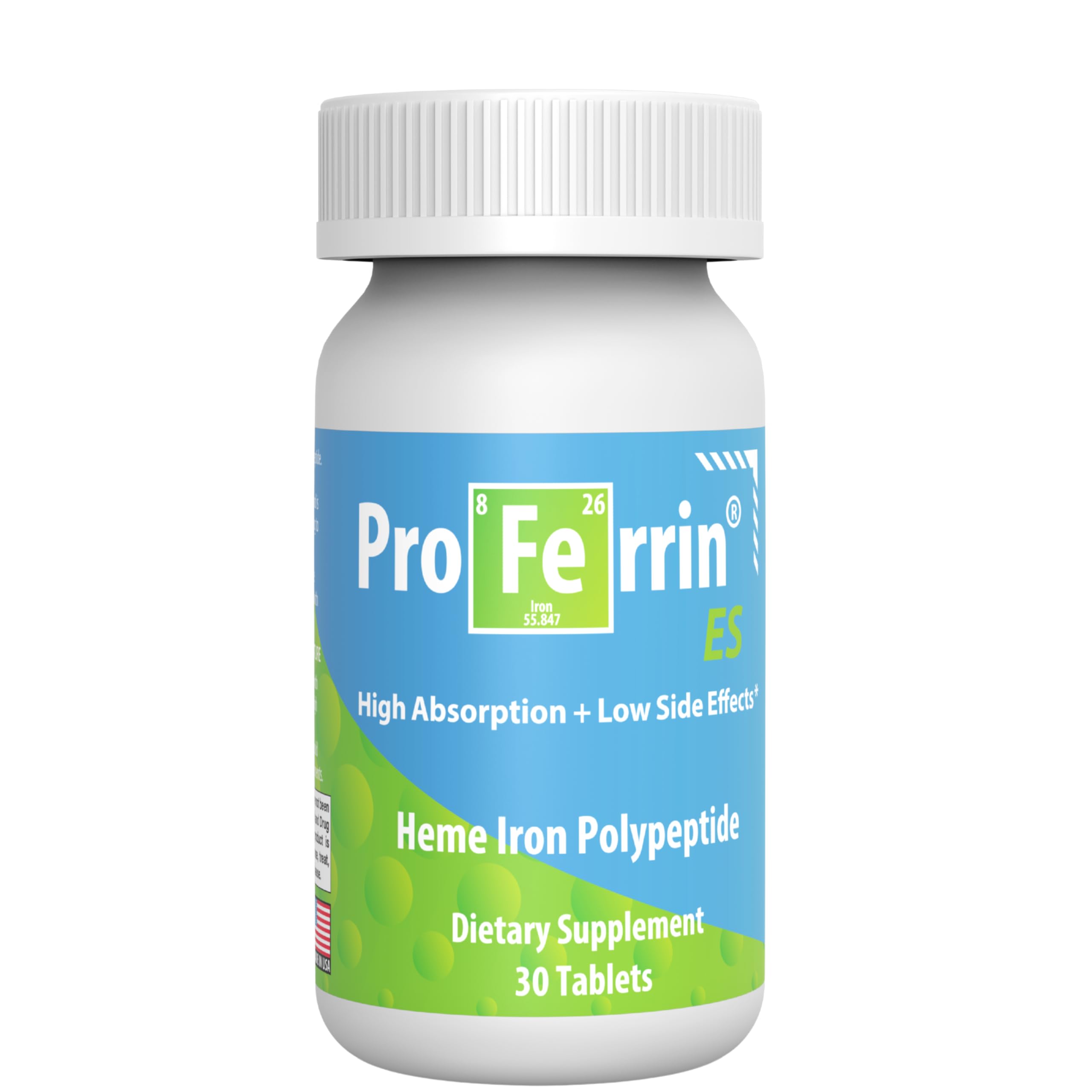 gut-friendly iron tablets made in Canada