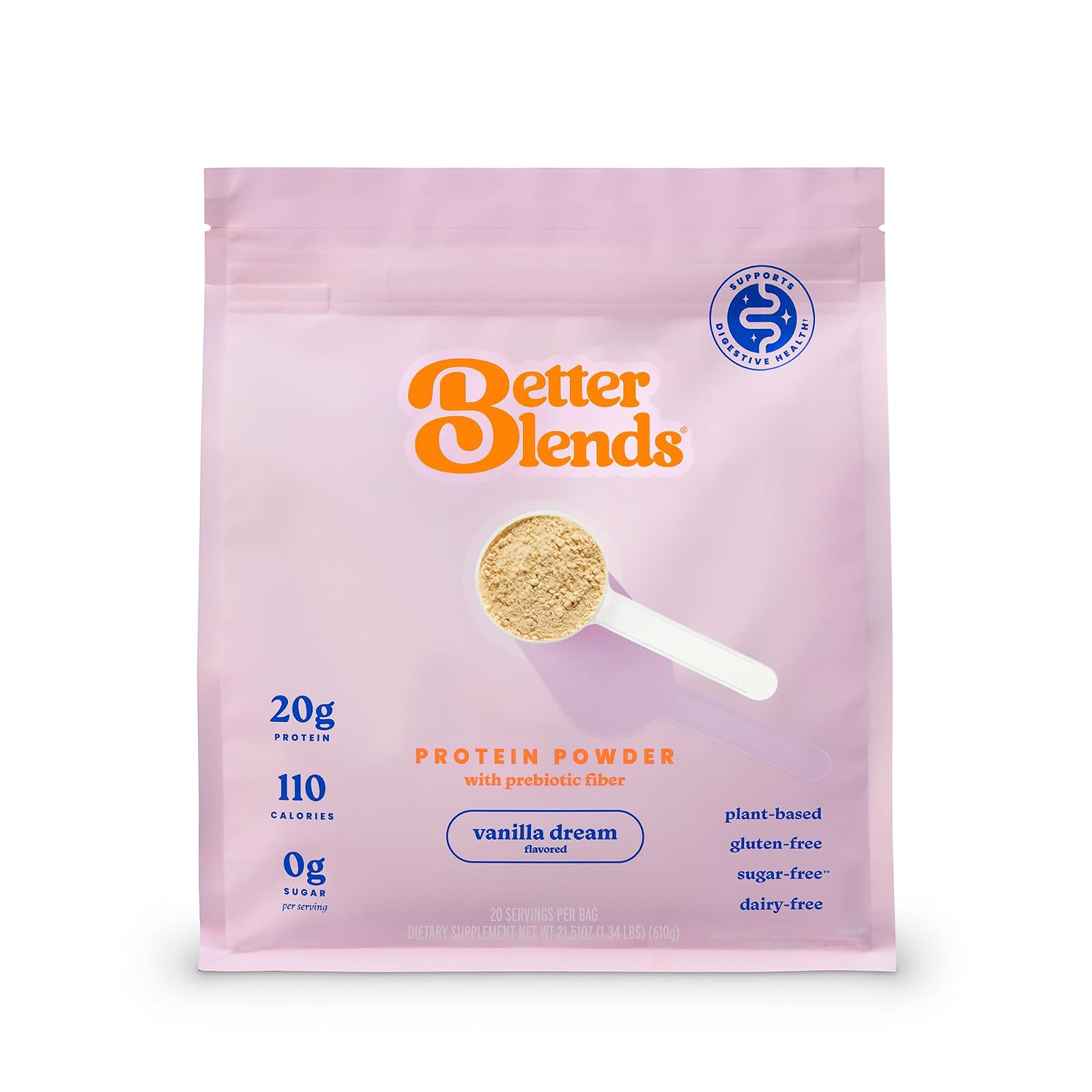 Gut-Friendly vegan pea protein powder