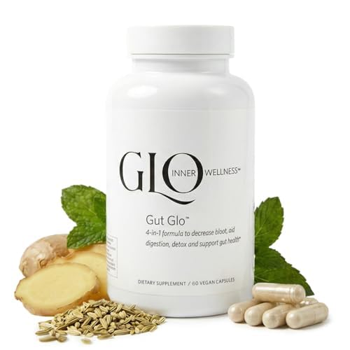 Gut Glo probiotic capsules for digestion