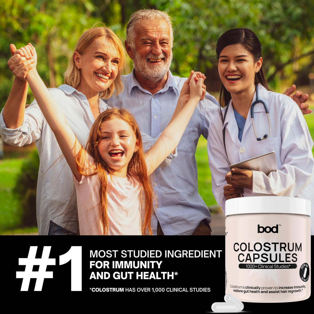 Gut health benefits of colostrum capsules