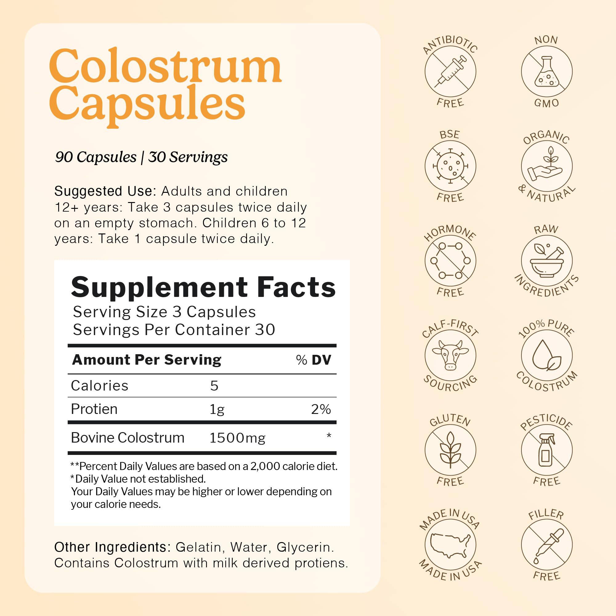 gut health blended vitamin capsules