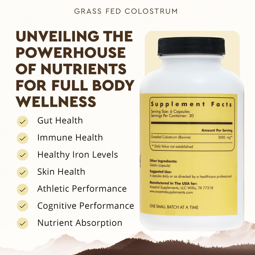 gut health blended vitamin capsules