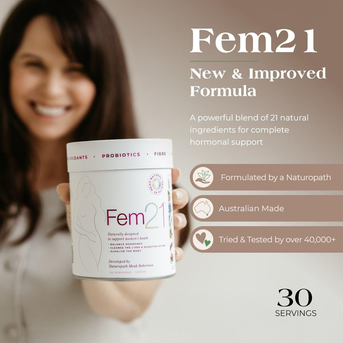 gut health powder for women