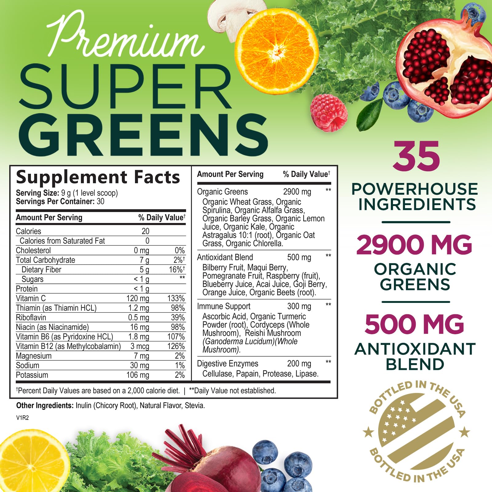 gut health supplement with chlorella