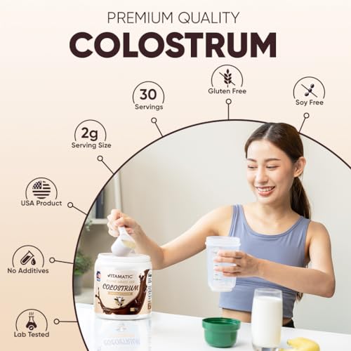 Gut health supplement with colostrum