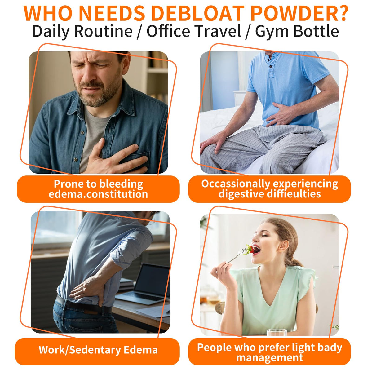 Gut health supplement with prebiotics