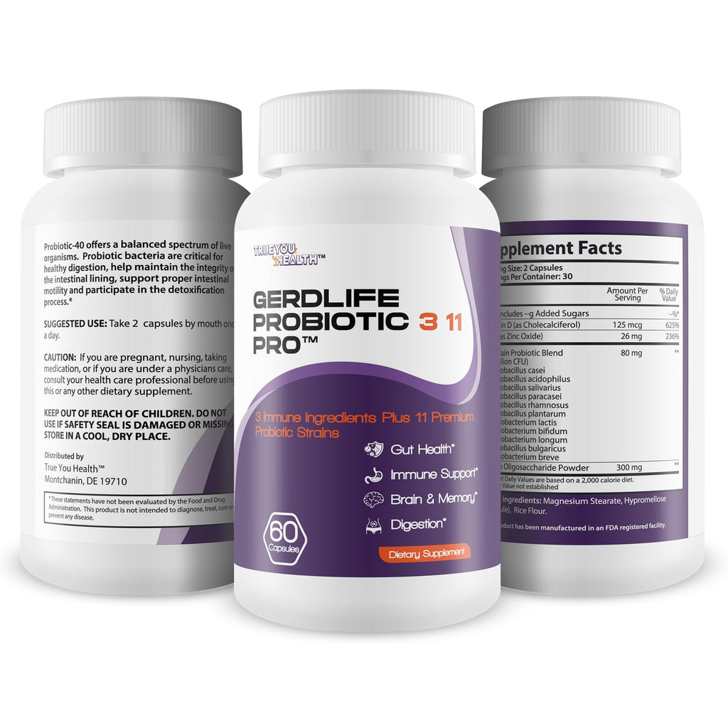 Gut health supplements with vitamins