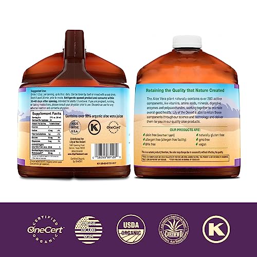 gut health support aloe vera