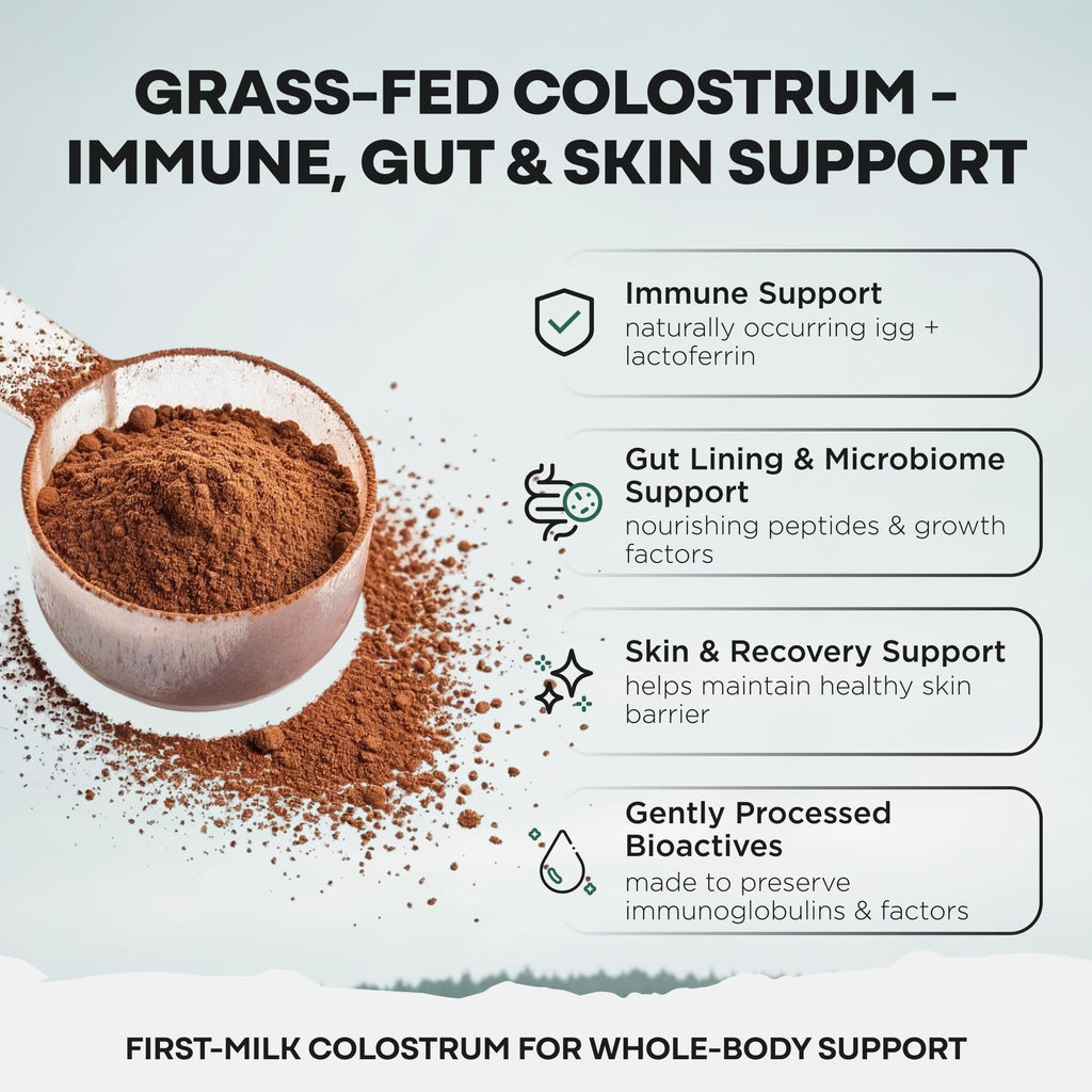 gut health support colostrum powder