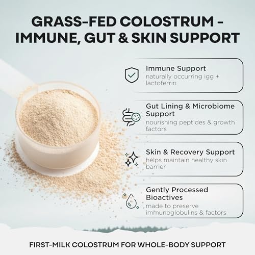 gut health support from colostrum powder