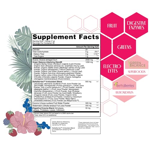 Gut health support superfood powder