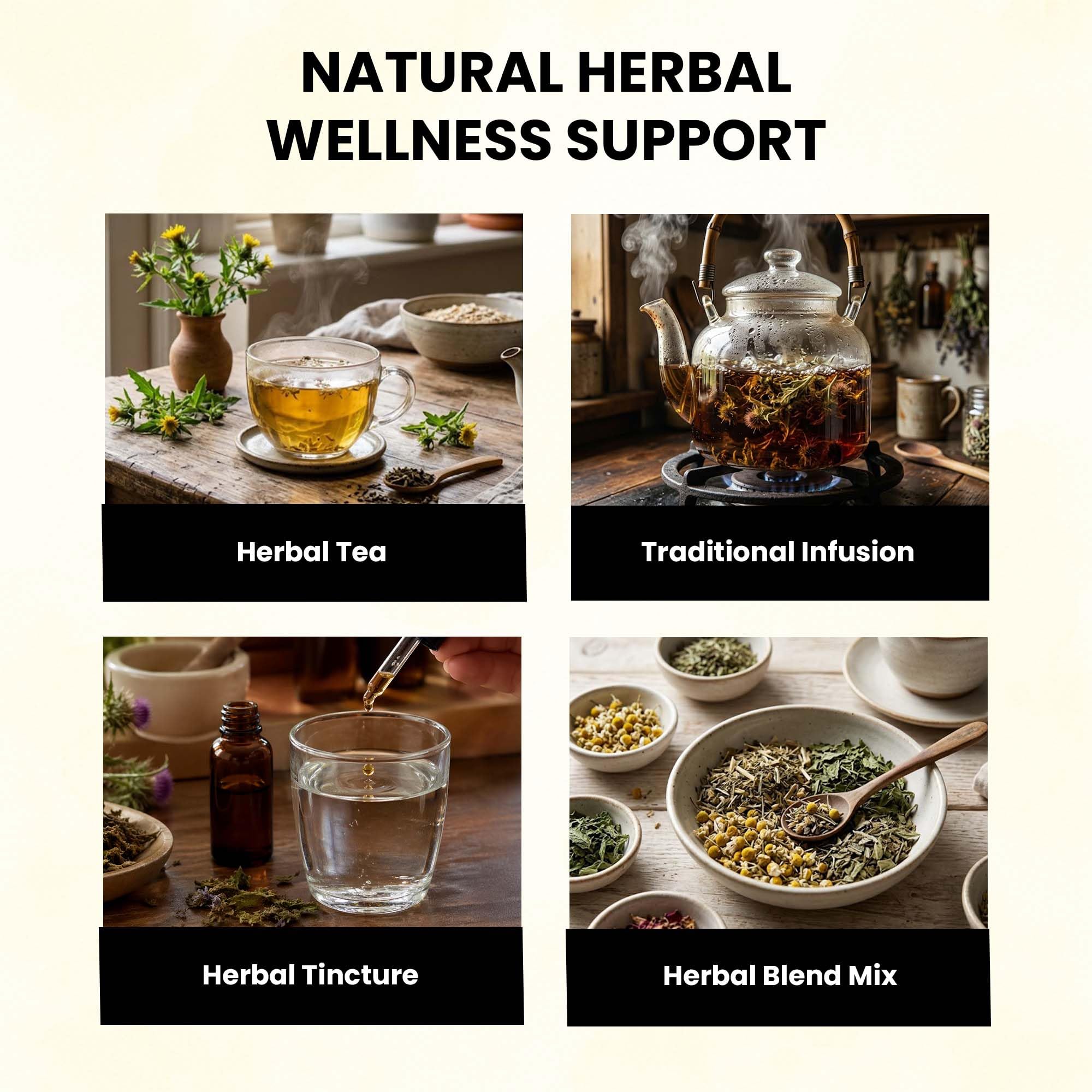 Gut health support with blessed thistle