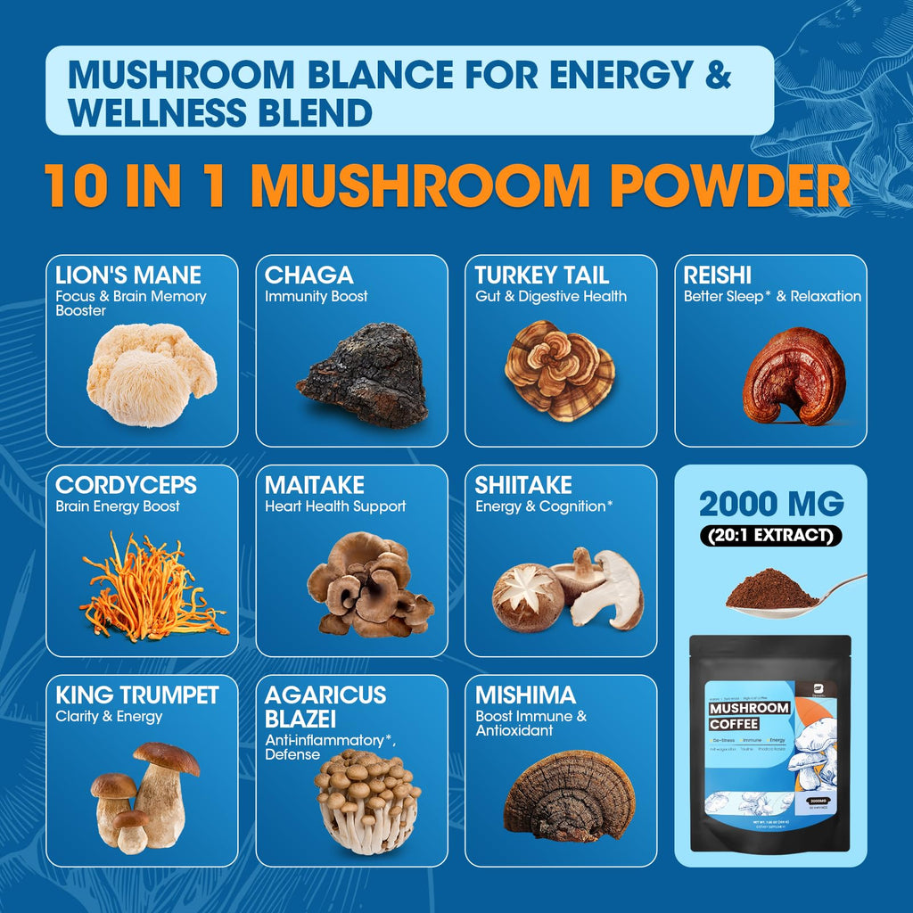 gut health support with coffee powder