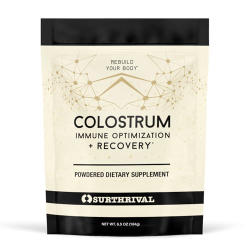 Gut health support with colostrum powder