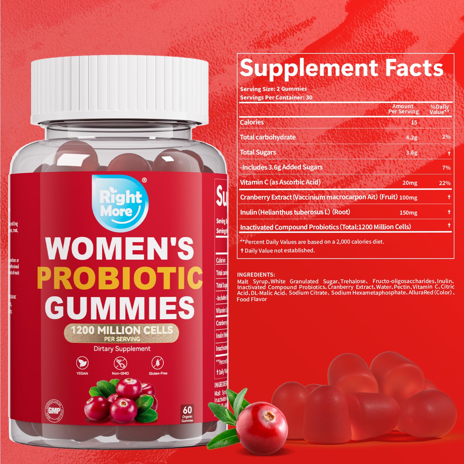 Gut health support with gummies