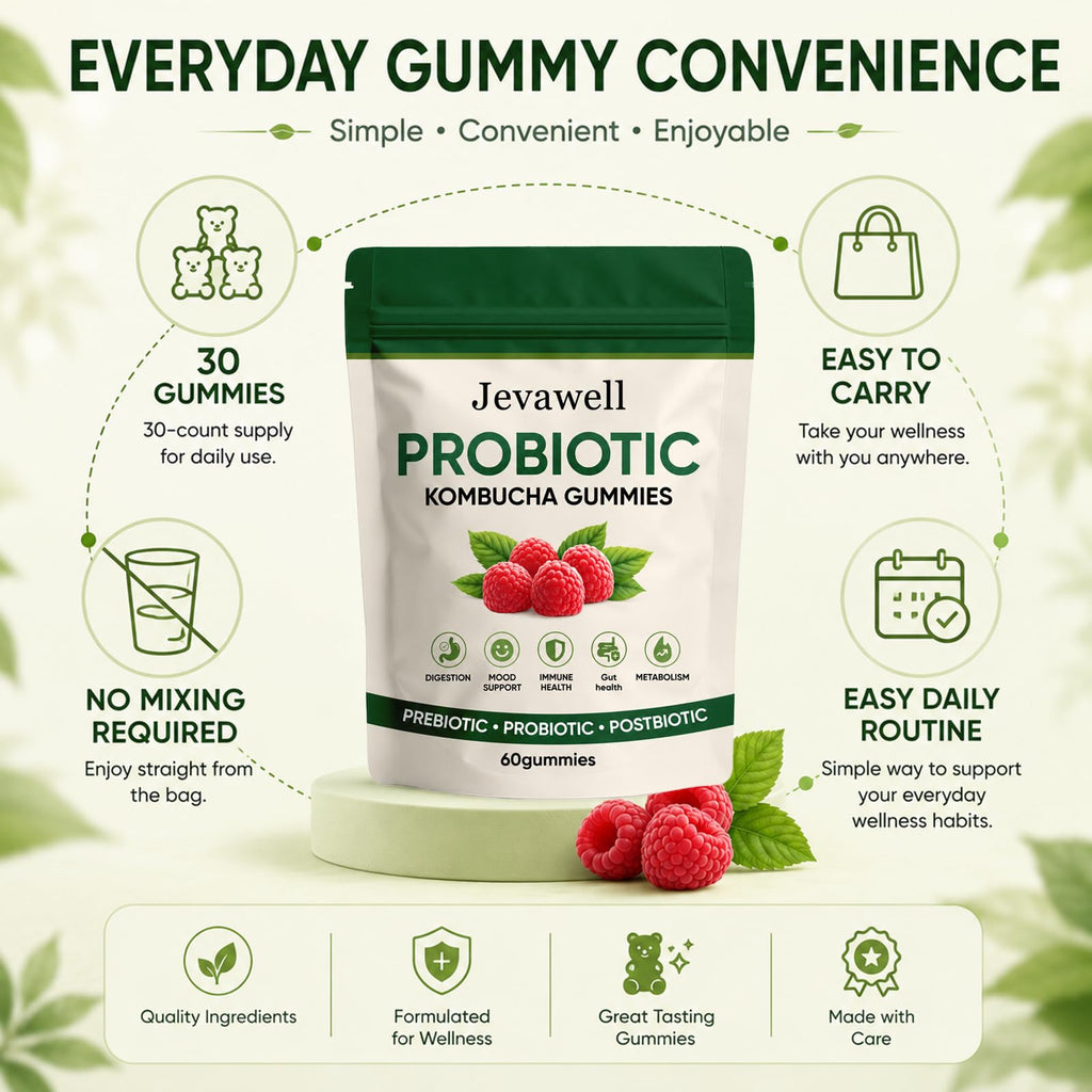 Gut health support with gummies