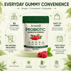 Gut health support with gummies