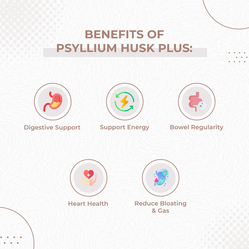 Gut health support with psyllium