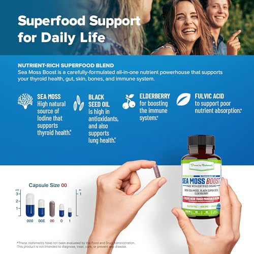 gut health support with sea moss