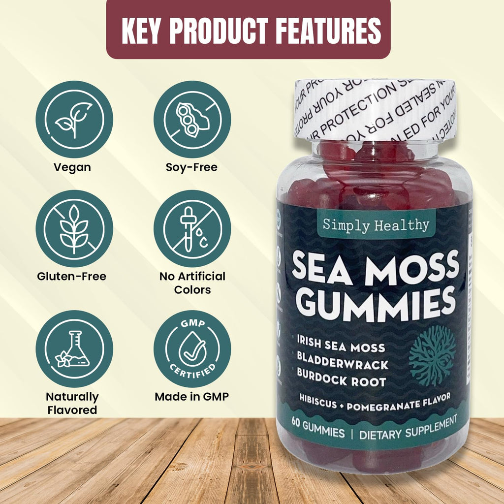 gut health support with sea moss