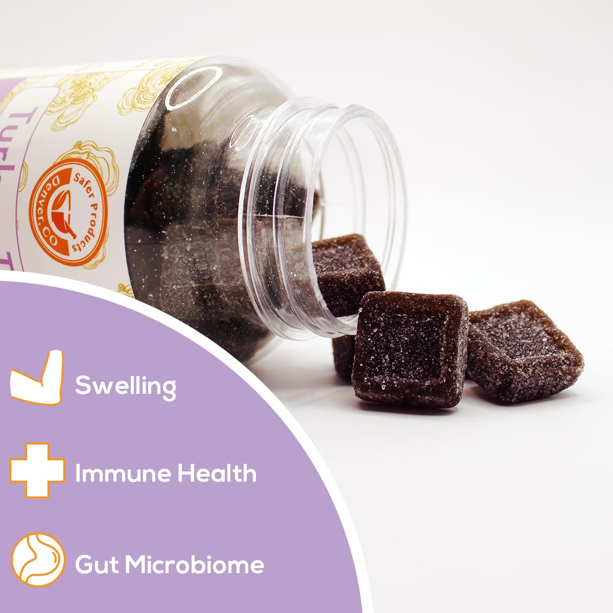 Gut health support with Turkey Tail mushrooms