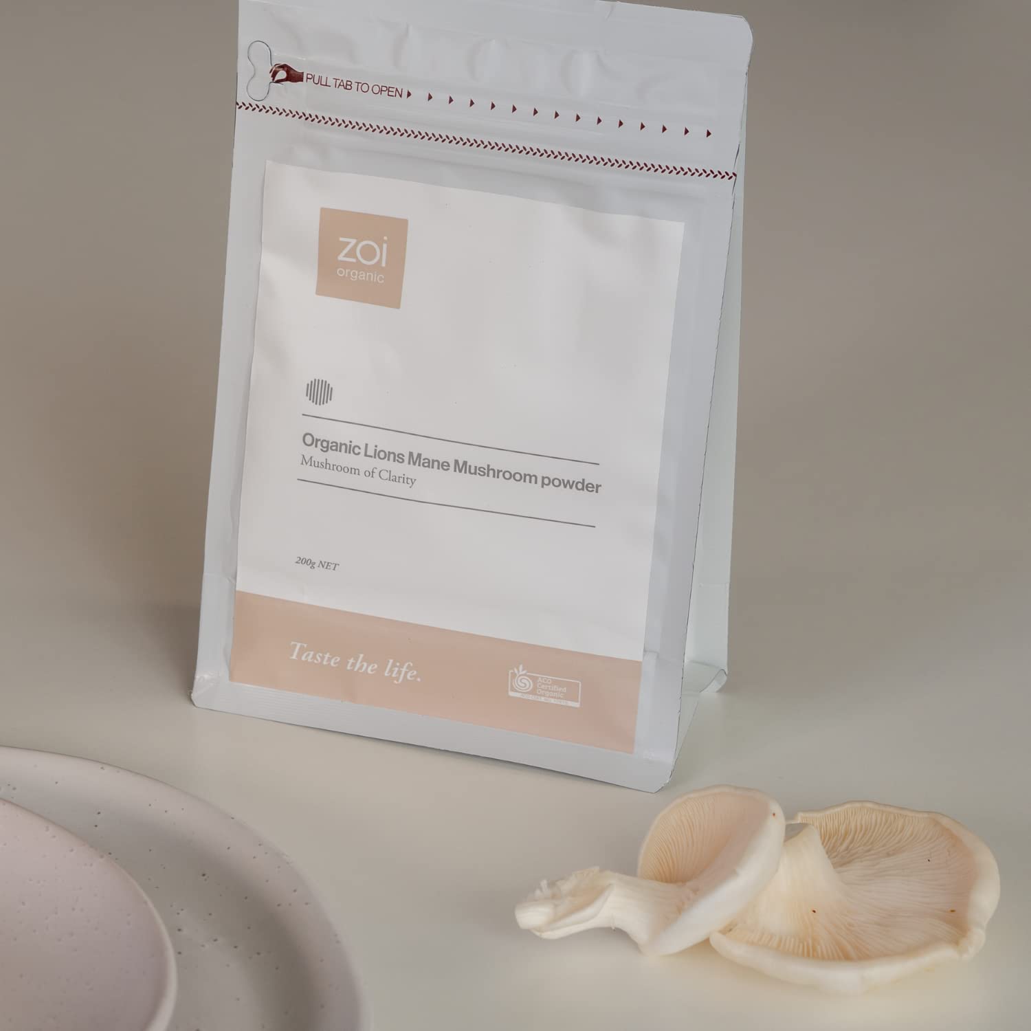 gut health with mushroom powder