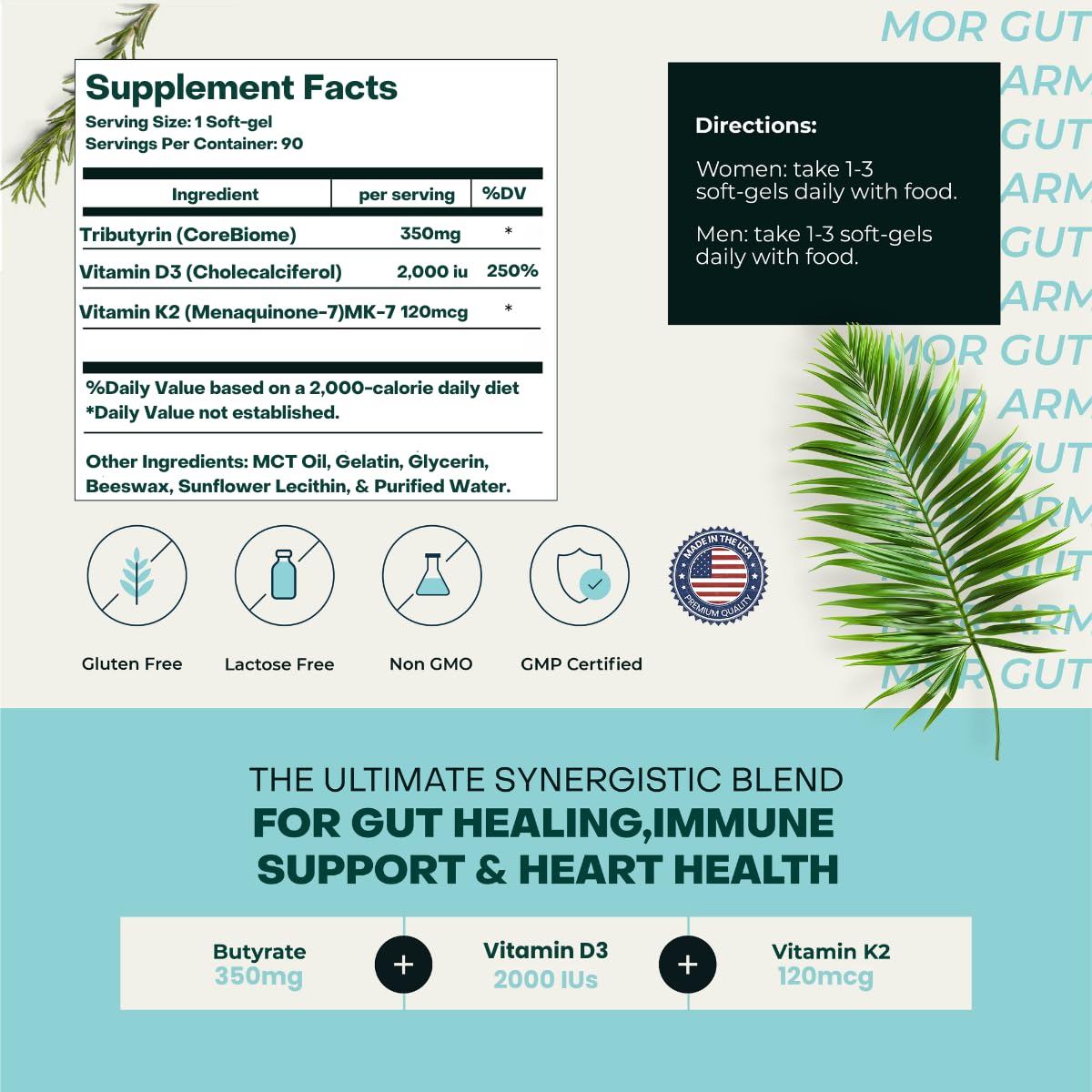 Gut & Heart vitamin D supplement